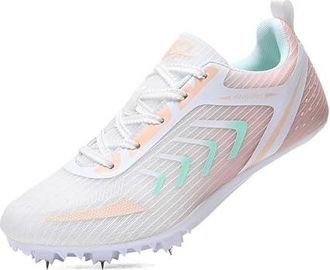 Generic Hommes Femmes Chaussures DAthlétisme, Filles Garçons 8 Pointes Course Baskets Extérieur Professionnel Sprint Course Saut Chaussures De Compétition,Bla