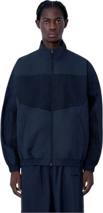 VETEMENTS Homme, Vestes, Noir, Taille: S Veste de surv&ecirc;tement &agrave; panneaux en maille