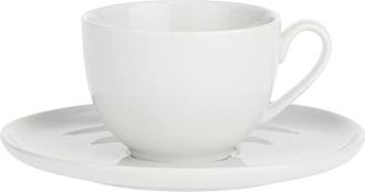La Porcellana Bianca PORCELLANA Corte Tee Cup w/S CC 200, Porzellan, Wei&szlig;, 0,1 x 0,1 x 0,1 cm