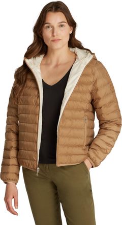 Tommy Hilfiger Damen Steppjacke Padded Wendbar, Beige (Safari Canvas), 3XL