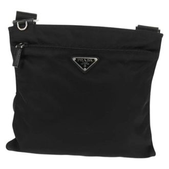 Prada unisex, Pre-owned, Noir, Taille: ONE Size Sac bandouli&egrave;re en nylon Pre-owned