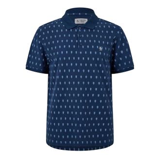 Original Penguin Minimal Poloshirt f&uuml;r Herren, Regul&auml;r (warmes Blau)