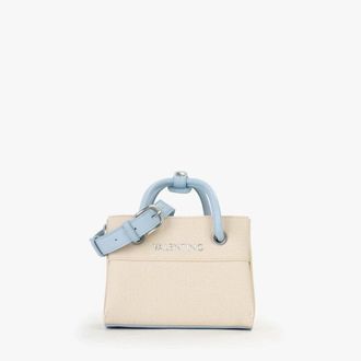 Valentino Handbags Sac Shopping Alexia Summer VBSA0D05 Naturale / Bleu