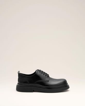 Ami Ami Paris - Derbies noires en cuir de veau Noir - Taille : 40 - pour Homme