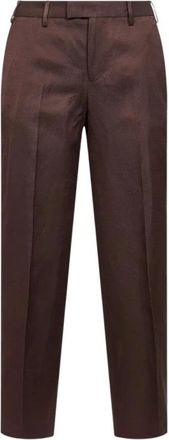 Pantaloni Torino Femme, Pantalons, Brun, Taille: 36 FR Emma Pantalons