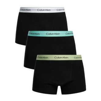 Calvin Klein Homme, Sous-v&ecirc;tements, Noir, Taille: S Pack de Boxers en Coton Stretch Multicolore