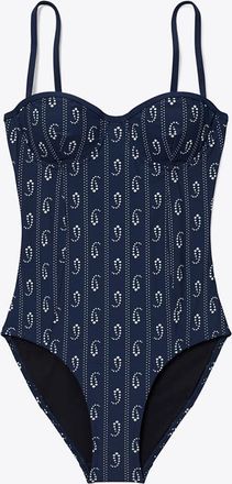 Tory Burch Damen Balconette-Badeanzug