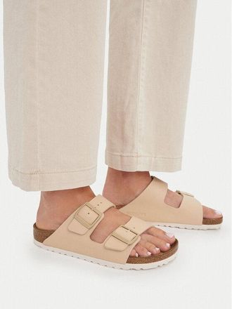 Birkenstock Pantoletten Arizona Birko-Flor 1027723 Beige