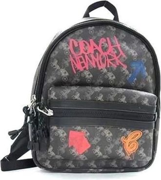 Coach unisex, Pre-owned, Noir, Taille: ONE Size Sac &agrave; dos en plastique Pre-owned