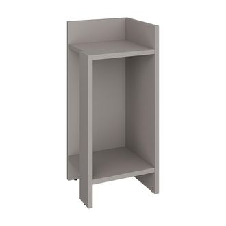 Vicco Nachttisch Lenar, Nachtkommode, Greige, 27 x 60 cm