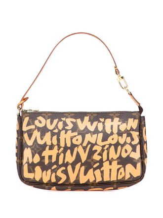 Louis Vuitton x Stephen Sprouse sac porté épaule Graffiti Monogram (2001) - Marron