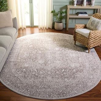 Safavieh Zeitgen&ouml;ssische Teppich f&uuml;r Wohnzimmer, Esszimmer, Schlafzimmer - Reflection Collection, Kurzer Flor, Beige und Creme, 240 X 300 cm