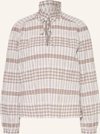 Barbour Blusenshirt Mit R&uuml;schen beige