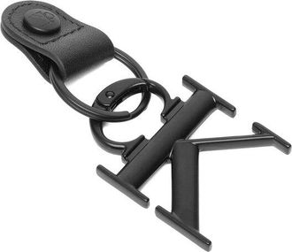 Calvin Klein Schl&uuml;sselanh&auml;nger Bold Ck Carabiner Key Fob LV04D1157G Schwarz