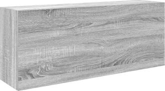 vidaXL Vidaxl - Armoire murale de bain sonoma gris 100x25x40 cm bois ing&eacute;nierie