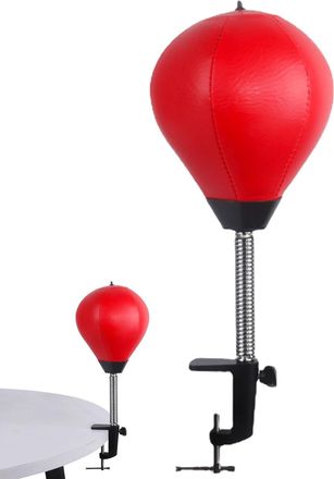 Generico Speedballs f&uuml;r Boxen: Federmontierter Schlagreaktionstrainer, Trainingsausr&uuml;stung mit Metallclip, manuelles Augenpr&auml;zisionsger&auml;t, AC