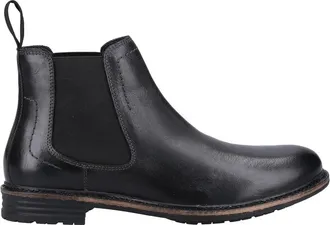 Hush Puppies Justin Chelsea Herren Stiefel, Schwarz, 45 EU