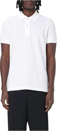 Tom Ford Homme, Tops, Blanc, Taille: XL Polo Classique Manches Courtes