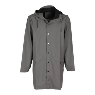 Rains Stylischer Regenmantel f&uuml;r Frauen - - Coats - Herren - Grau - S