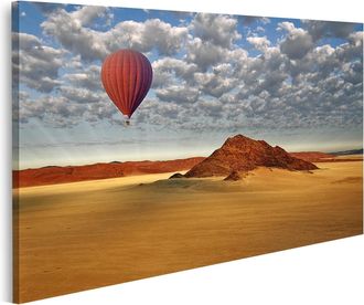 Islandburner Bild auf Leinwand Heißluftballon Sossusvlei Namibia Luftaufnahme Gebiet Namib Naukluft Wüste Bilder Wandbilder Poster