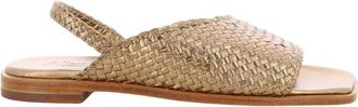 Allan K Allan K, Femme, Chaussures, Jaune, Taille: 38 EU Winnie Flat Sandal