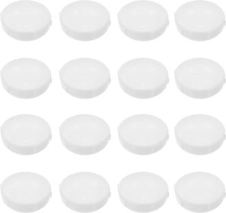 SOLUSTRE Alipis 16 St&uuml;ck rutschfeste M&ouml;belf&uuml;&szlig;e aus Wasserfestem Kunststoff Strapazierf&auml;hige Stuhl und Tischbein&uuml;berz&uuml;ge Wei&szlig; Schutzkappen f&uuml;r M&ouml;bel und Gartens