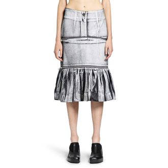 Vaquera Painted Workwear Skirt