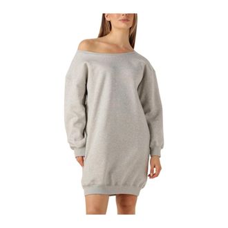 Another Label Livy Sweat Dress - - Dresses - Damen - Grau - XS