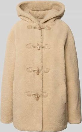 Juvia Mantel aus Teddyfell mit Kapuze