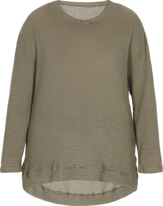 Usha Bluse in gro&szlig;en Gr&ouml;&szlig;en Frauen Moosgr&uuml;n