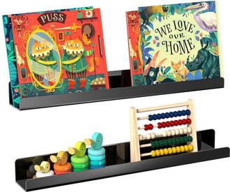 Generic Wandmontierte Regale | Magnetisches Acryl Wandmontiertes - Wiederverwendbares kleines mit Magnet,F&uuml;r Figuren B&uuml;cher Scheiben Bilder Spielzeug B&uuml;ro Sch