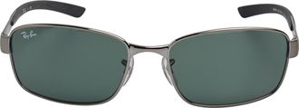 Ray-Ban Herren Rechteckige Sonnenbrille RB3413