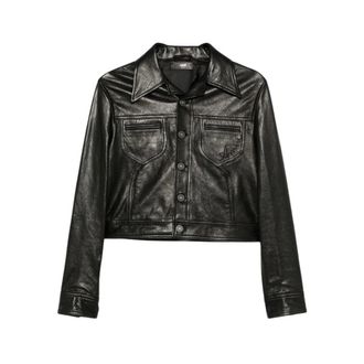Amiri Veste Western - Femme - Vestes - Noir - Taille: 38 FR