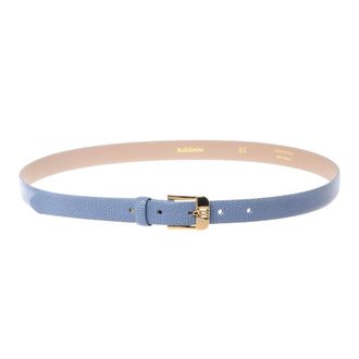 Baldinini Femme, Accessoires, Bleu, Taille: 95 CM Lizard Print Belt