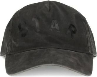Golden Goose Homme, Accessoires, Gris, Taille: ONE Size Casquette de baseball en coton