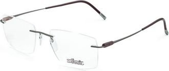 Silhouette unisex, Accessoires, Gris, Taille: 56 MM 5561 LF Optical Frame