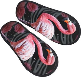 Generic Pantoufles En Feutre Flamant Chaud Pantoufles DHiver Cozy Chaussons DInt&eacute;rieur Pour Int&eacute;rieur Femmes Chambre M