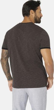 Jan Vanderstorm T-Shirt SEPPOR mit Serafino-Ausschnitt