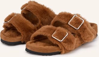 Birkenstock 1774 Birkenstock Pantoletten Arizona Shearling 1774 braun