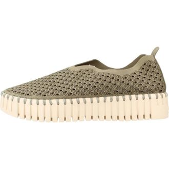 Ilse Jacobsen Femme, Chaussures, Vert, Taille: 38 EU Tulip 3373 Platform Flats