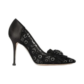 Manolo Blahnik Danceny Pump - - Shoes - Damen - Schwarzk - 39 EU