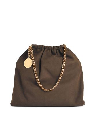 Stella McCartney Sac Port&eacute; &Eacute;paule - Alter Suede Moka