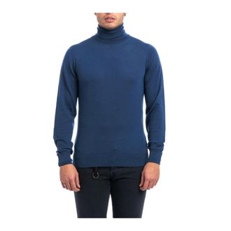 PIACENZA 1733 Rollkragen Strickware - - Knitwear - Herren - Blau - XL