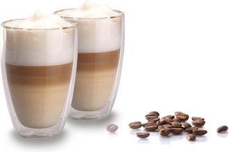 My Home 2er Set doppelwandige Latte Macchiato Gläser