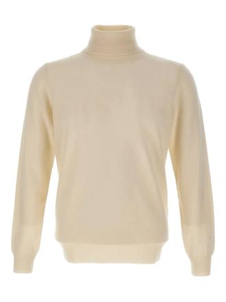 KANGRA pull nervuré à col roulé - Tons neutres