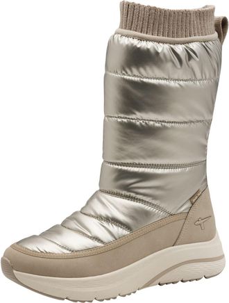 Tamaris Damen Stiefel Leder beige 39