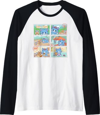 Tom & Jerry Gokko Travel Panels Raglan
