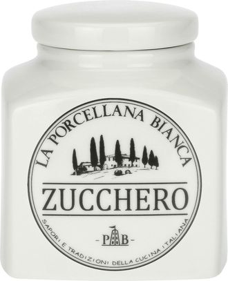 La Porcellana Bianca Porcellana Conserva Zuckerdose mit Porzellan&uuml;berzug, 500 ml, in Geschenkbox