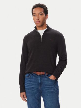 Tommy Jeans Pullover DM0DM21654 Schwarz Slim Fit