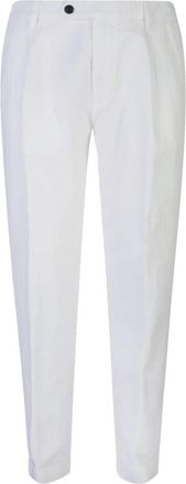 Eleventy Homme, Pantalons, Blanc, Taille: W34 Pantalone Pences Elasticato